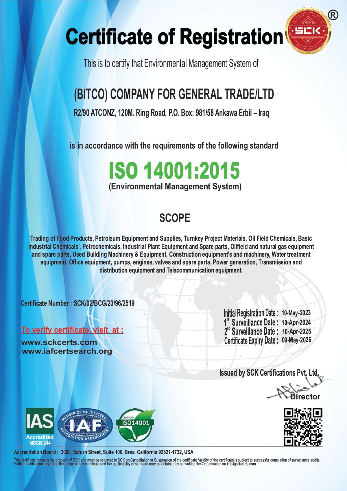 Accreditation, Certification, and Awards | BITCO